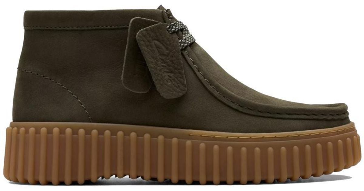 Clarks Torhill Moss Shoes in Brown | Lyst