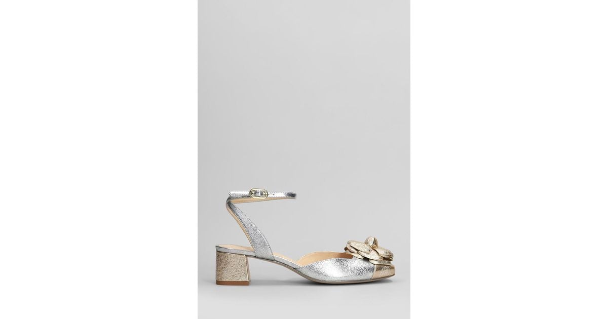GOLD&ROUGE Sage 2 Pumps in Metallic | Lyst