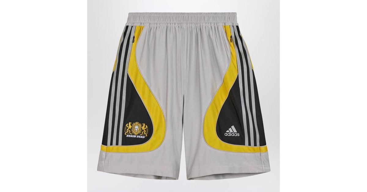 adidas x Brain Dead Short Metallic in White for Men | Lyst UK