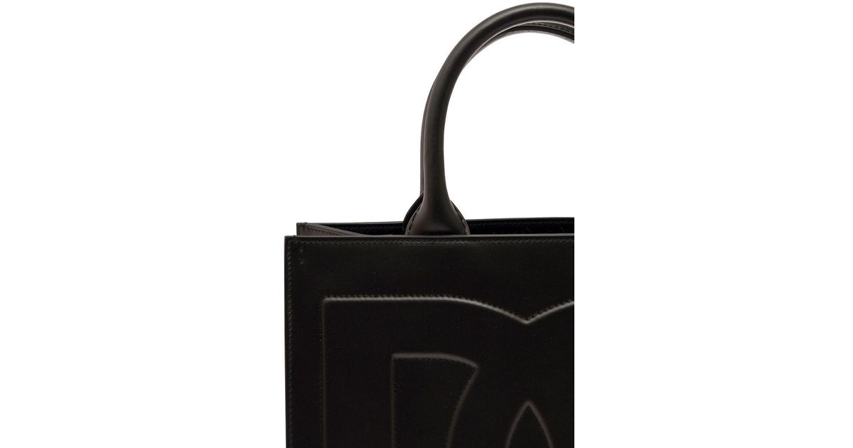Dolce & Gabbana 'Dg Daily Medium' Handbag With Dg Logo Detail in Black ...