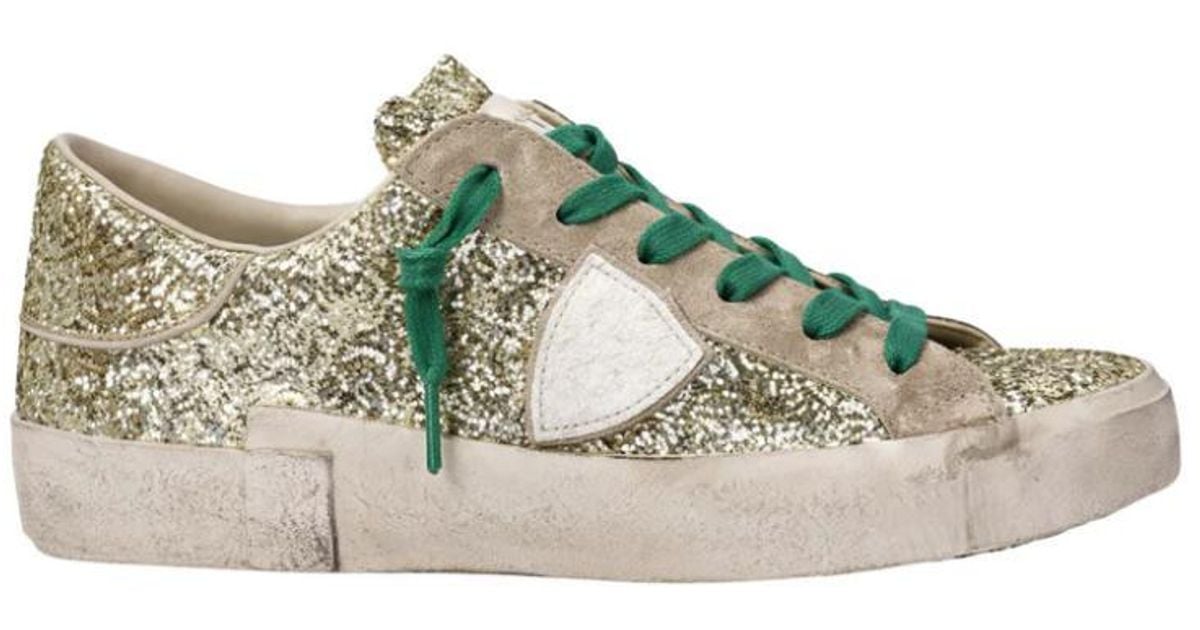 Philippe Model Sneakers in Green | Lyst UK