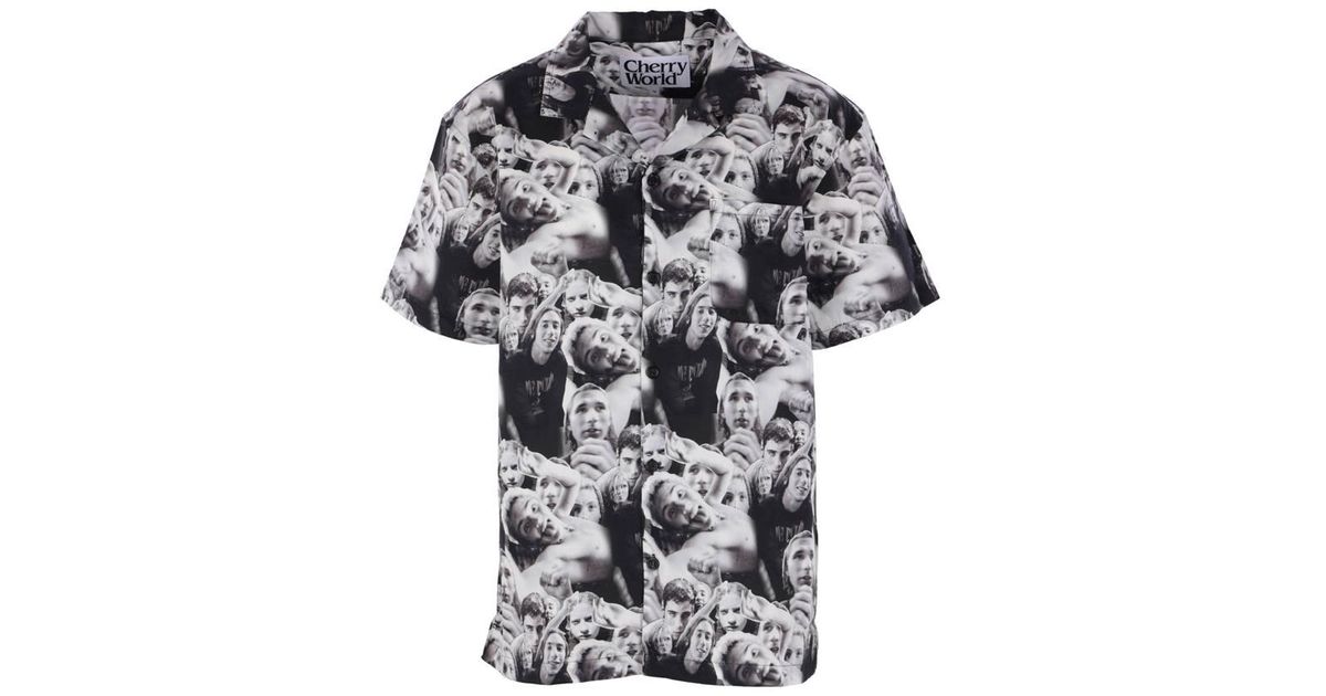 Cherry World Shirts in Black for Men | Lyst Canada