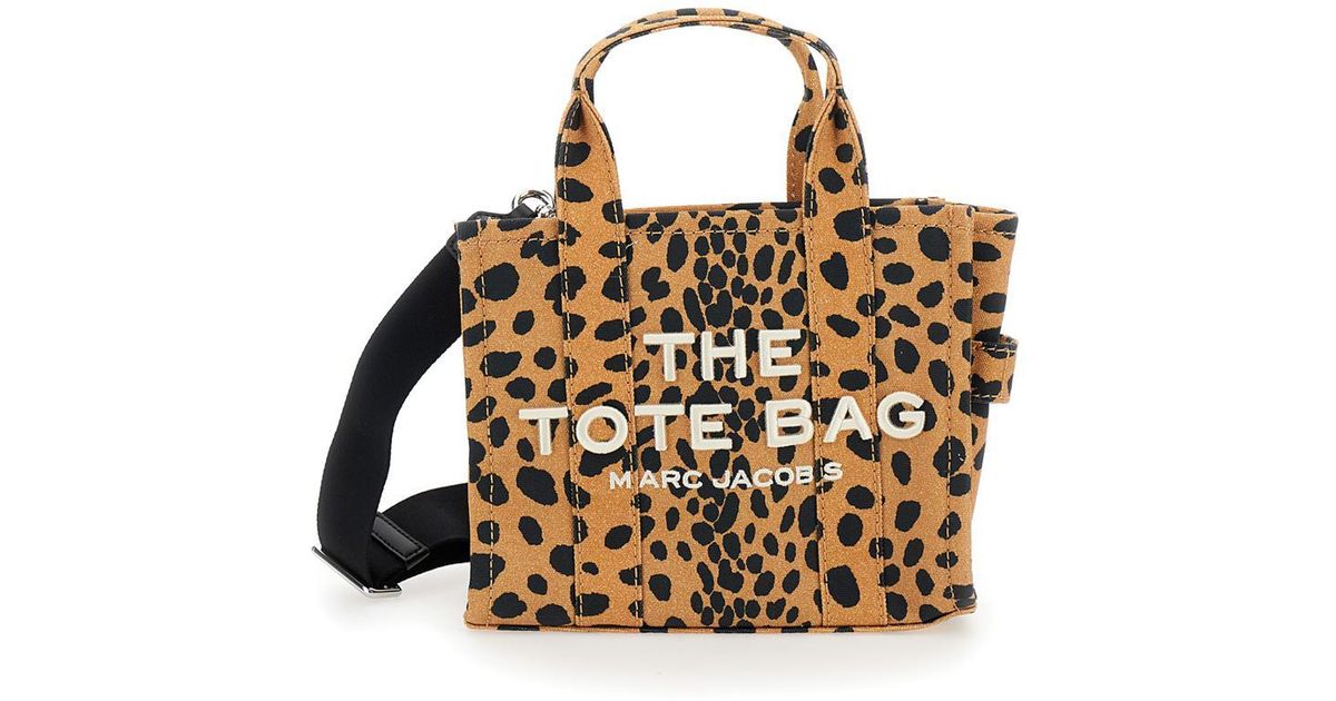 Marc Jacobs 'The Small Tote Bag' Handbag With All-Over Leopard Print ...