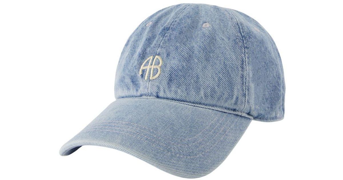 Anine Bing Jeremy Ab Baseball Cap in Blue | Lyst UK