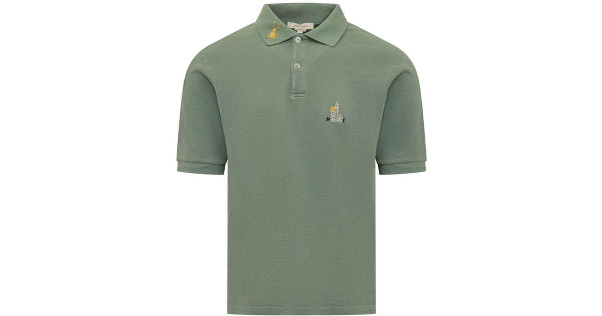 Nick Fouquet Polo Shirt With Logo in Green for Men | Lyst
