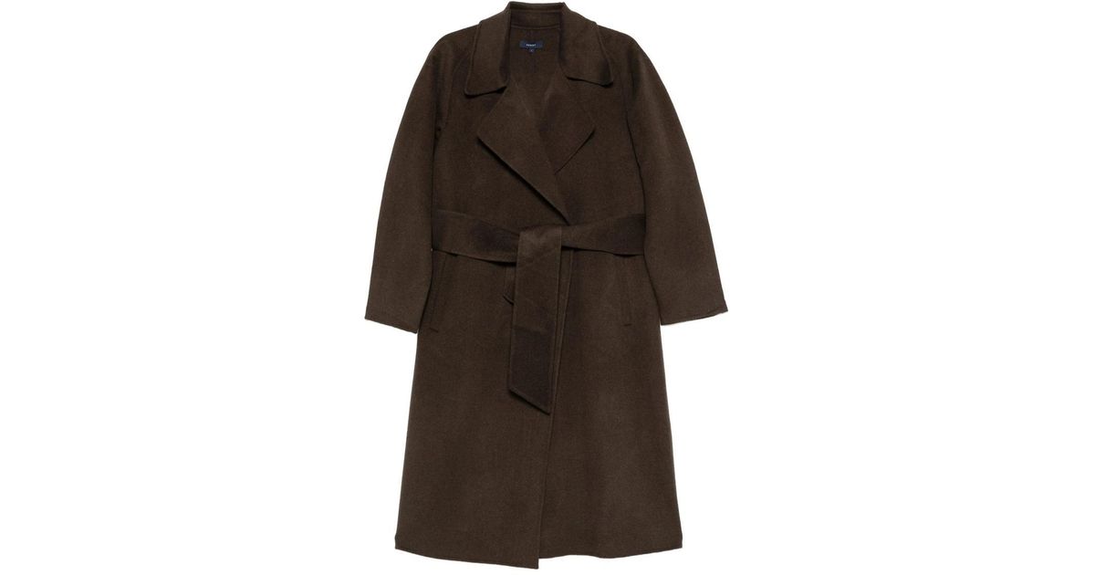 Soeur Harvard Coat in Brown | Lyst UK