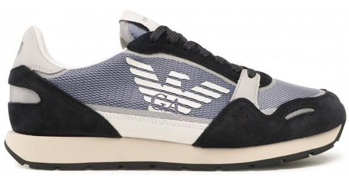 Emporio Armani Shoes in Blue for Men | Lyst