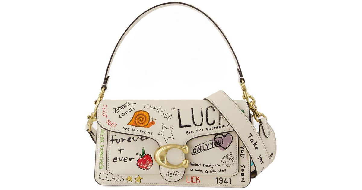 COACH Sketch Print Tabby 26 Shoulder Bag in Metallic | Lyst