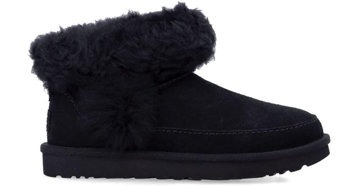 UGG Classic Ultra Mini Chalet Sheepskin Boots in Blue | Lyst UK