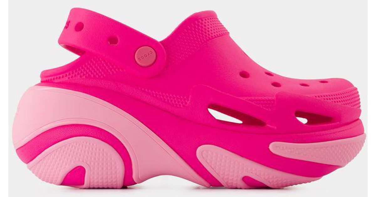 Crocs™ Bubble Crush Sandals in Pink | Lyst UK