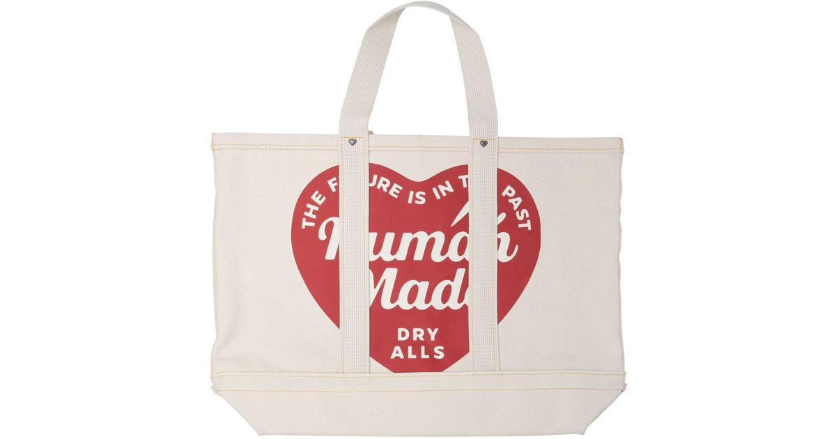 Human Made Logo Tote Bag in Pink for Men | Lyst
