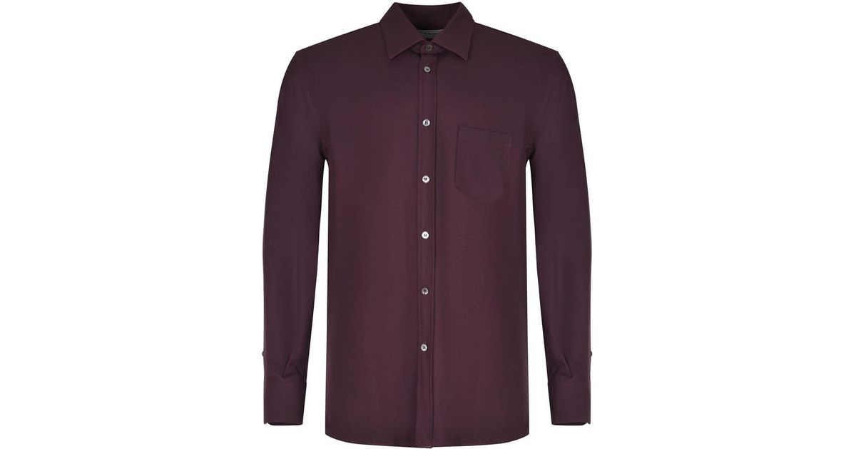 Amaranto Amaranth Shirt in Purple for Men | Lyst UK