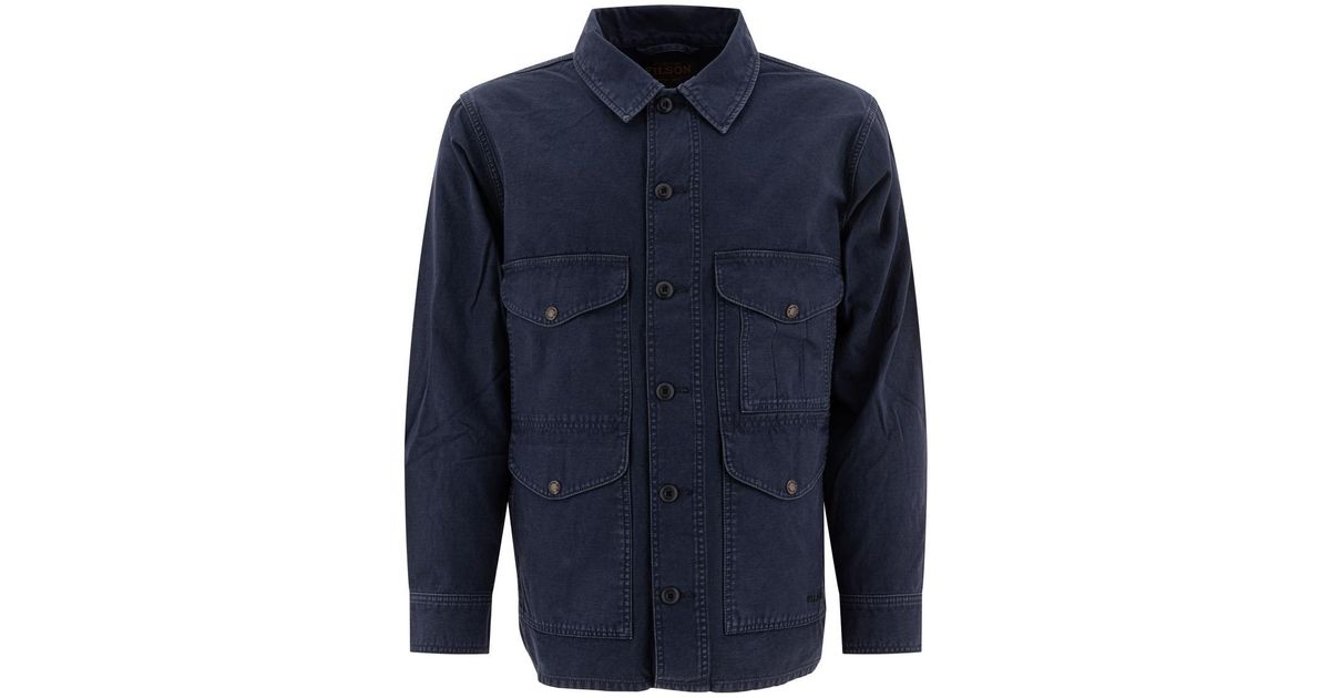 Filson Field Cruiser (Reverse Sateen) in Blue for Men | Lyst