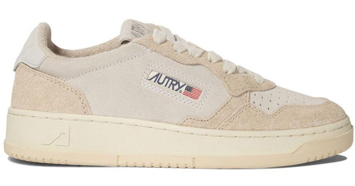 Autry "Medalist" Sneakers in Natural | Lyst UK