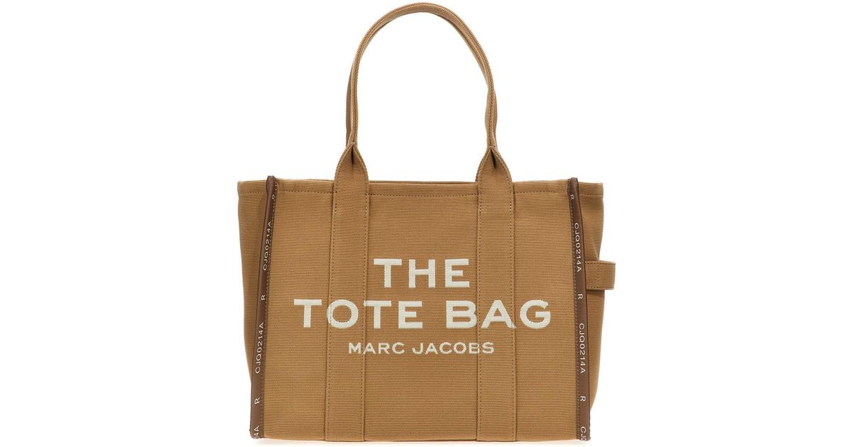 Marc Jacobs 'The Jacquard Large Tote' Shopping Bag in Brown | Lyst