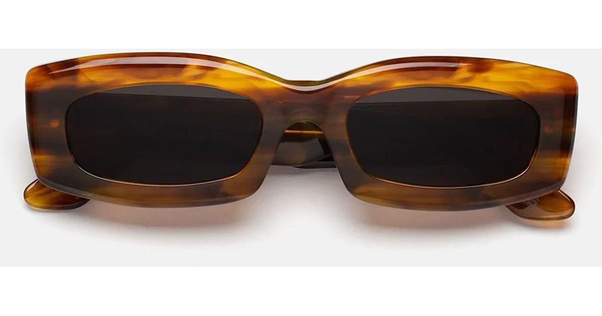 Retrosuperfuture Zaga Tangeri Sunglasses in Brown | Lyst UK