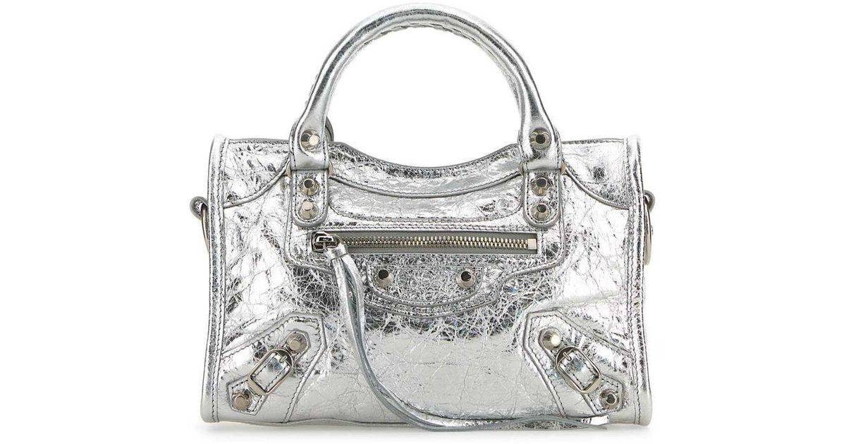 Balenciaga Handbags in Grey | Lyst UK