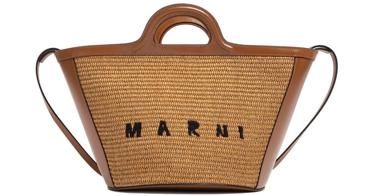 Marni Handbags in Brown | Lyst