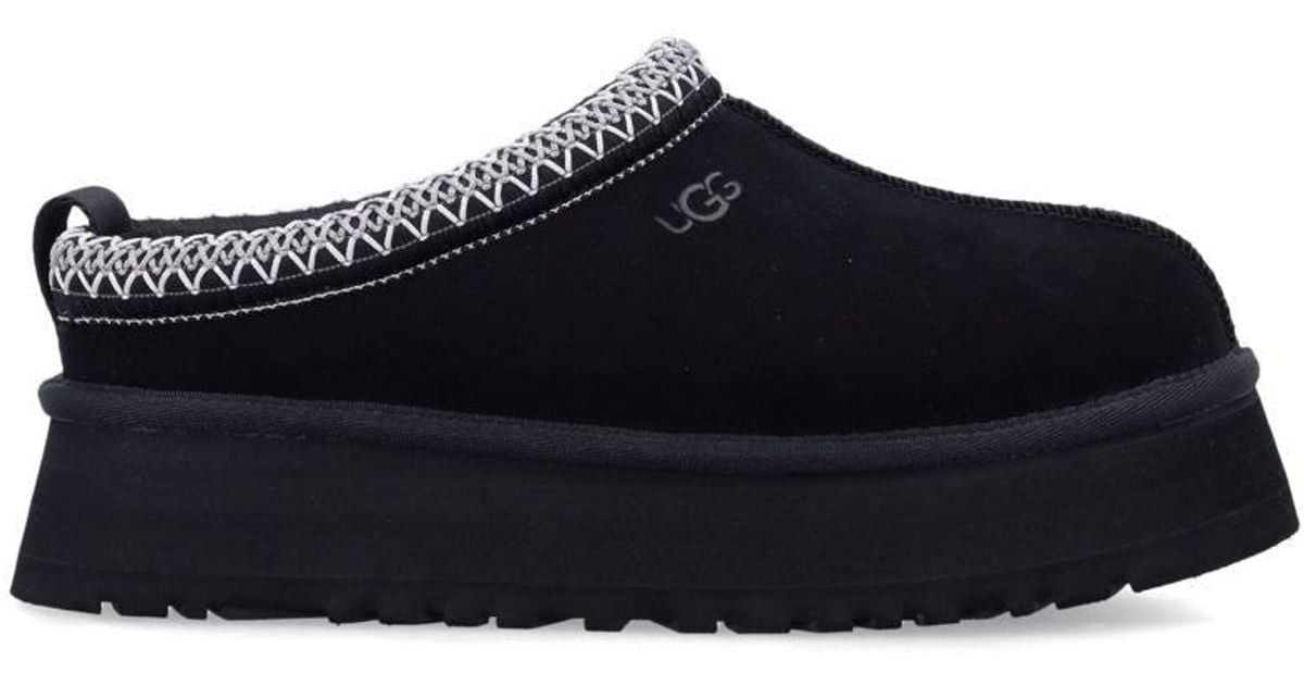UGG Tazz Ii Suede Platform Mules in Black | Lyst