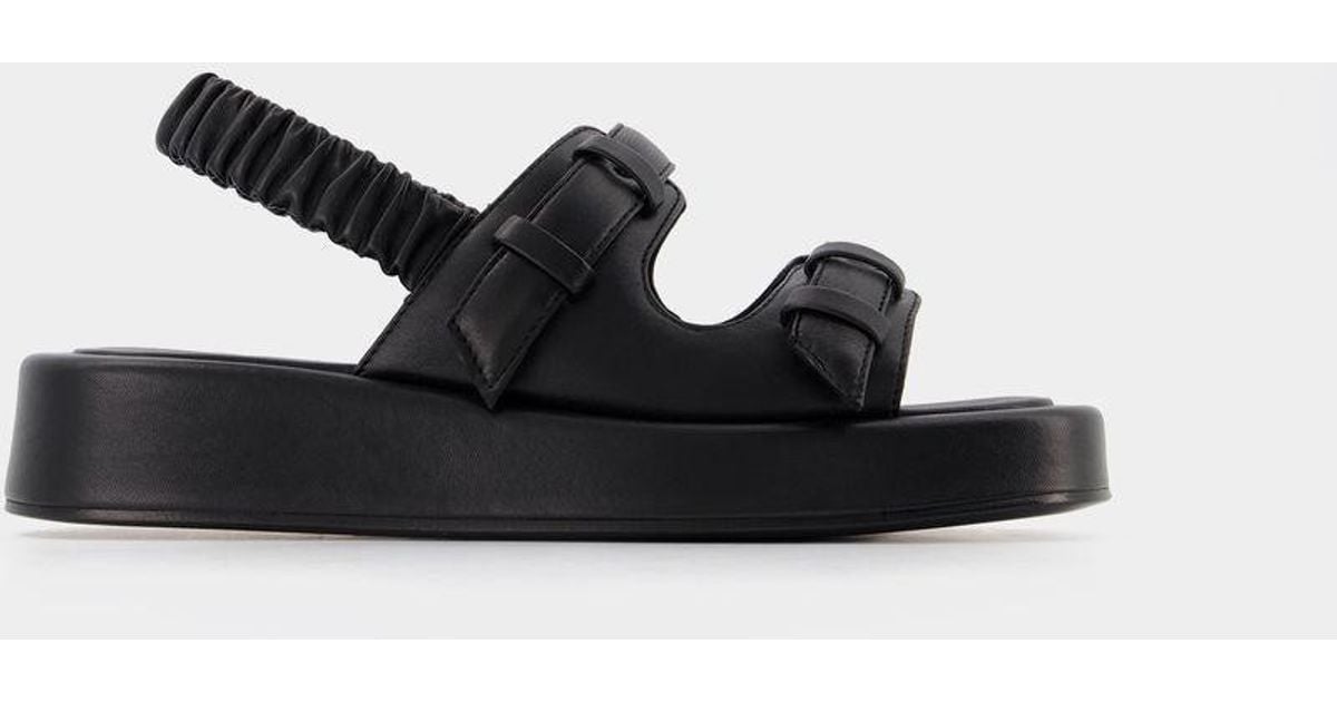 Elleme Loop Platform Slides in Black | Lyst