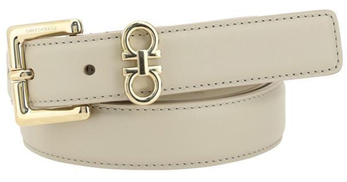 Ferragamo Belts E Braces in Natural | Lyst UK