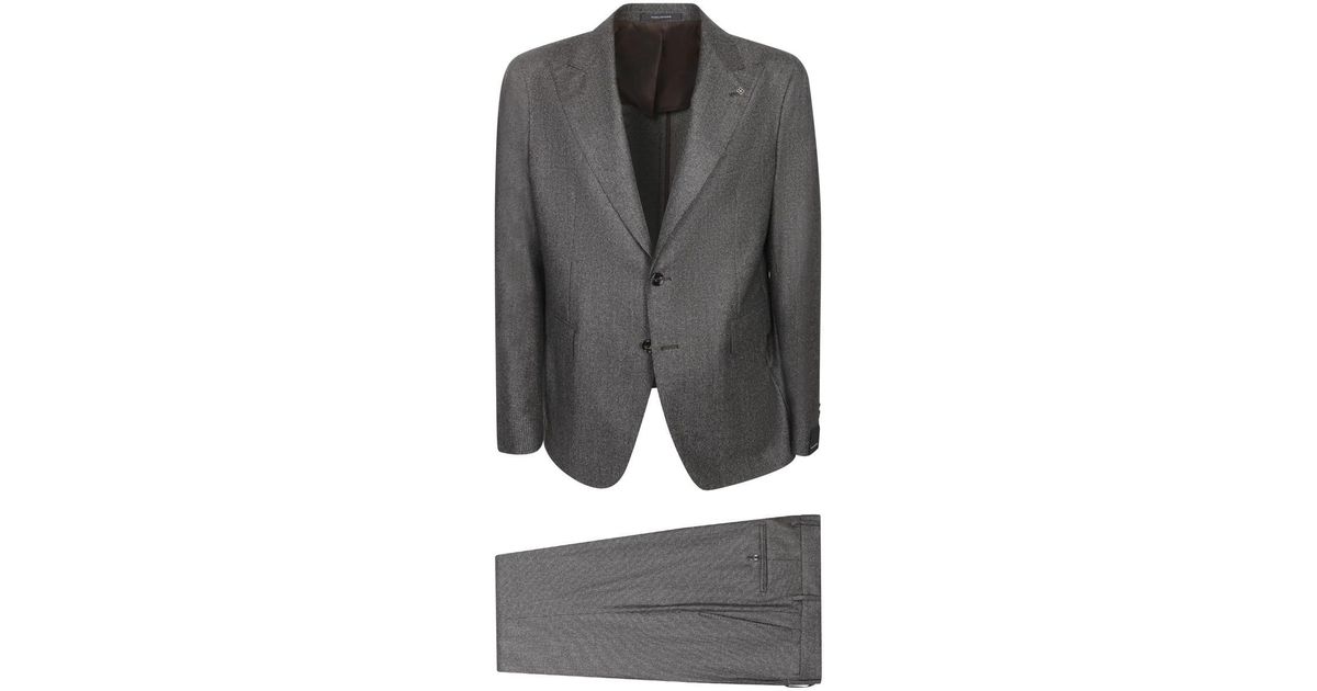 Tagliatore Suits in Grey for Men | Lyst UK
