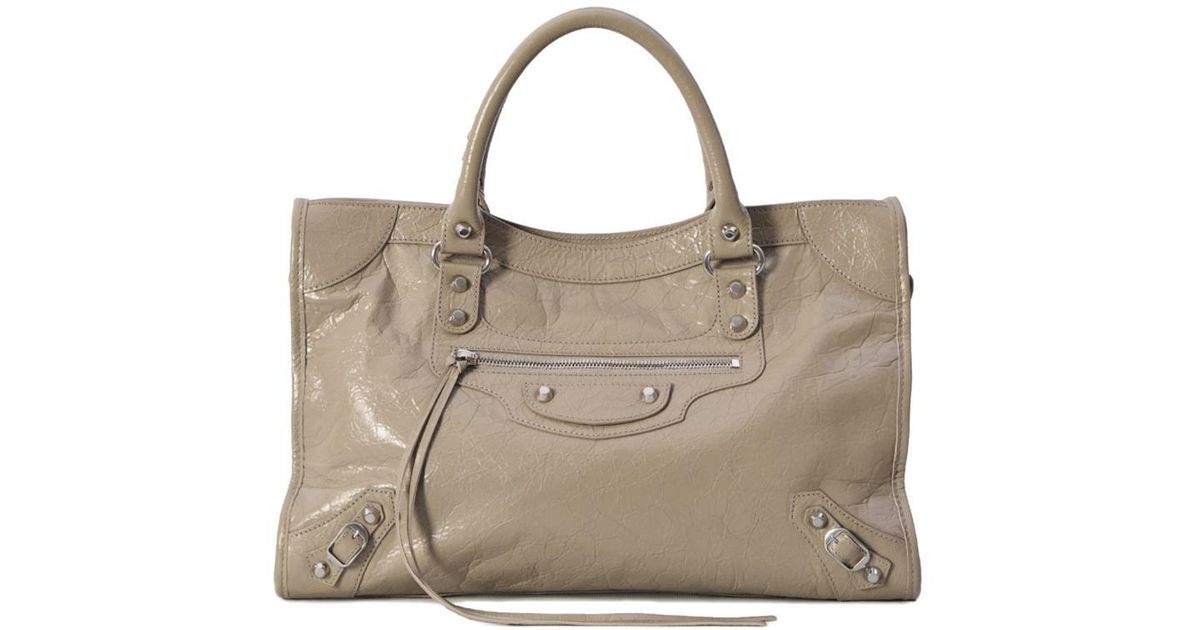 Balenciaga Bag in Natural | Lyst