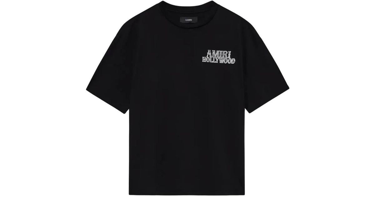 Amiri Hollywood City" Tee in Black for Men | Lyst UK