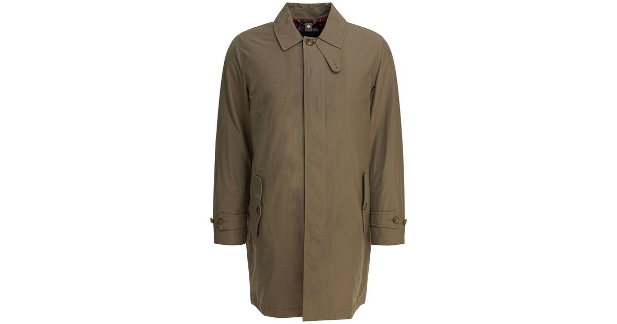 Baracuta "G10 Detachable" Trench Coat in Green for Men | Lyst UK