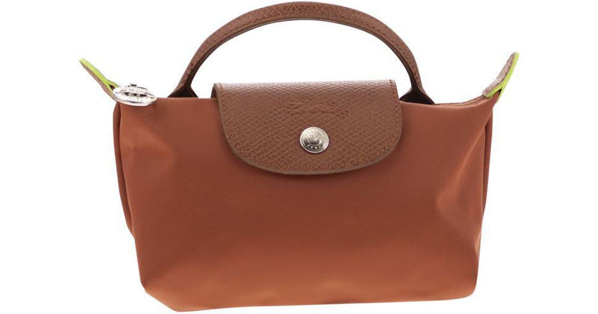 Longchamp Le Pliage in Brown | Lyst
