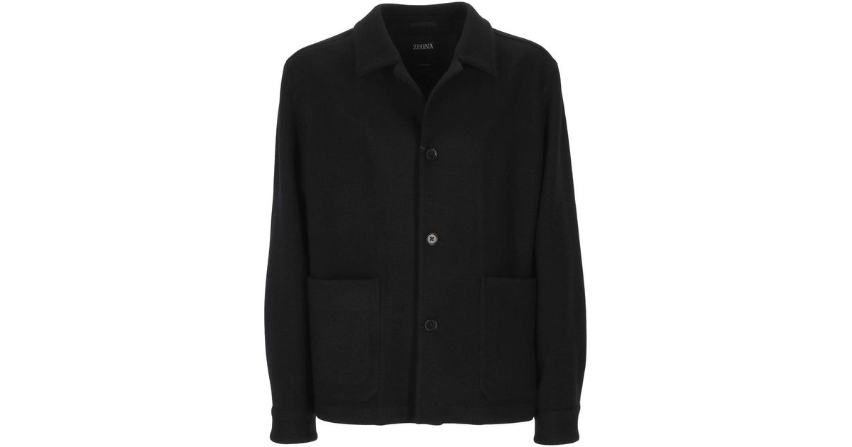 ZEGNA Jackets in Black for Men | Lyst UK