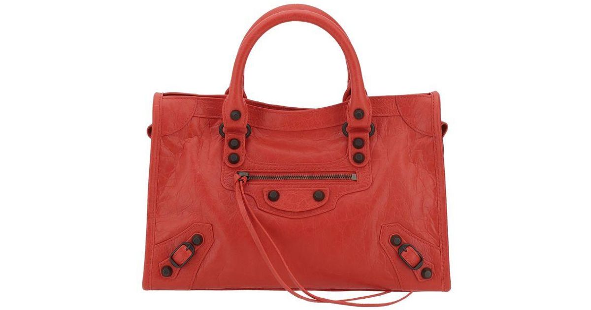 Balenciaga Bags in Red | Lyst