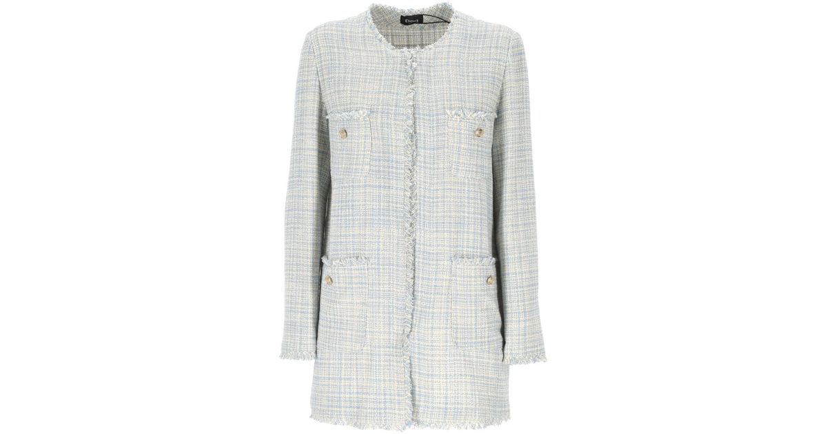 Emme Marella Coats in Gray | Lyst