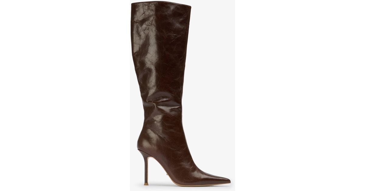 Bardot Tony Bianco Naxos Choc Vintage Boot in Brown | Lyst