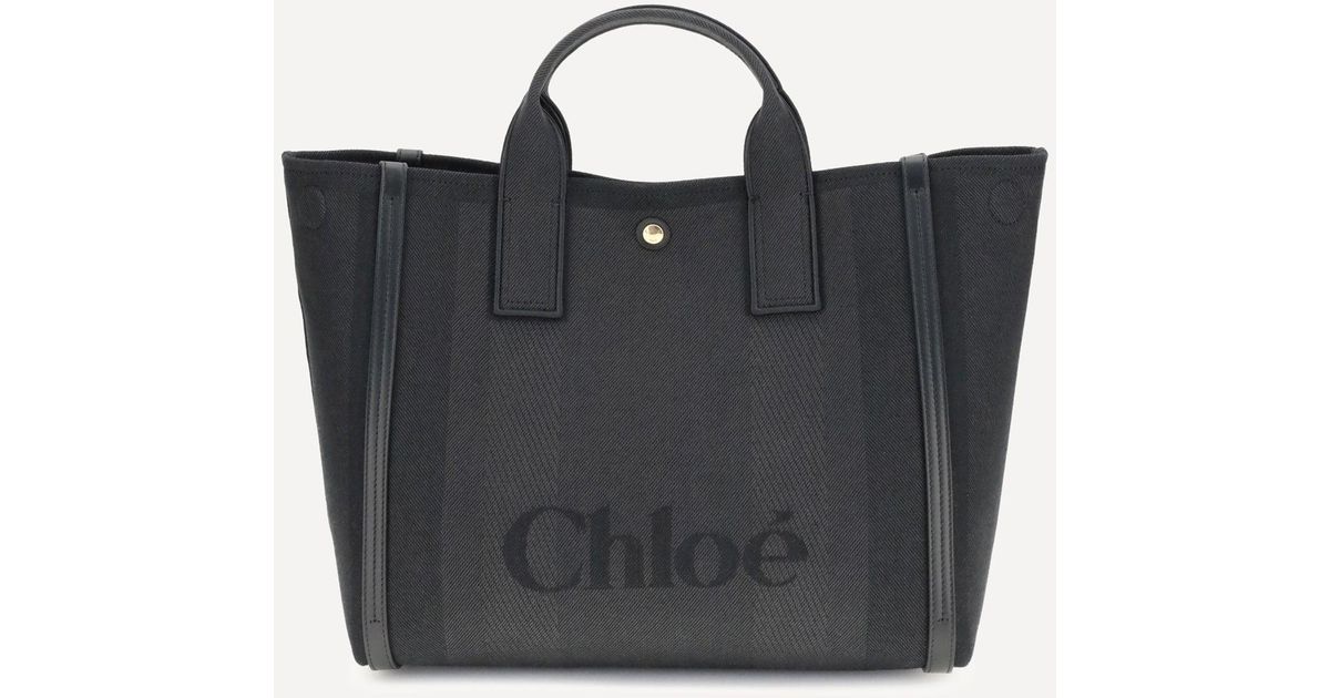 Chloé Carry Handbag in Black | Lyst