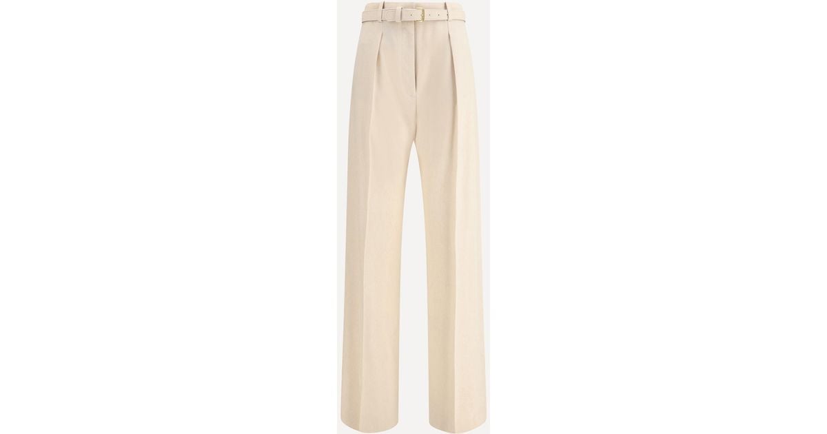 Loro Piana Edward Pants in Natural | Lyst