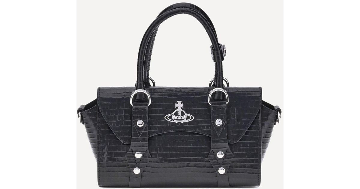 Vivienne Westwood Bettina Shoulder Bag in Black | Lyst