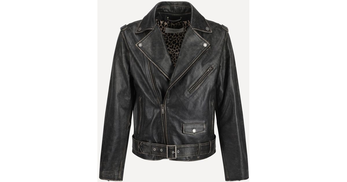 Golden Goose Golden Biker Jacket in Black for Men | Lyst