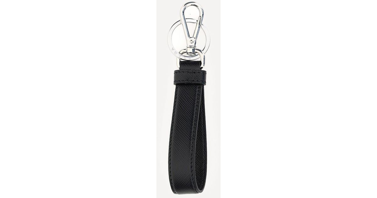 Prada Keychain in White for Men | Lyst UK
