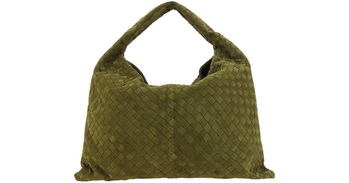 Bottega Veneta Hop Shoulder Bag in Green | Lyst UK