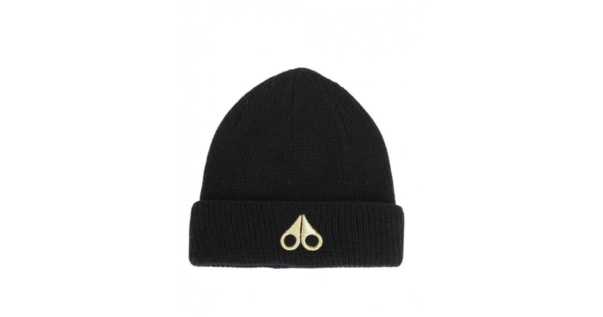 Moose Knuckles Toque Beanie in Black | Lyst