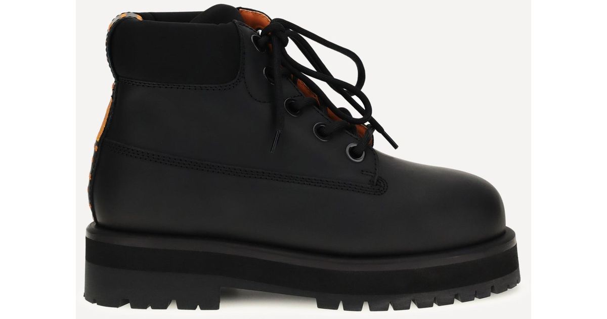PDF CHANNEL Leather Ankle Boots in Black for Men | Lyst UK