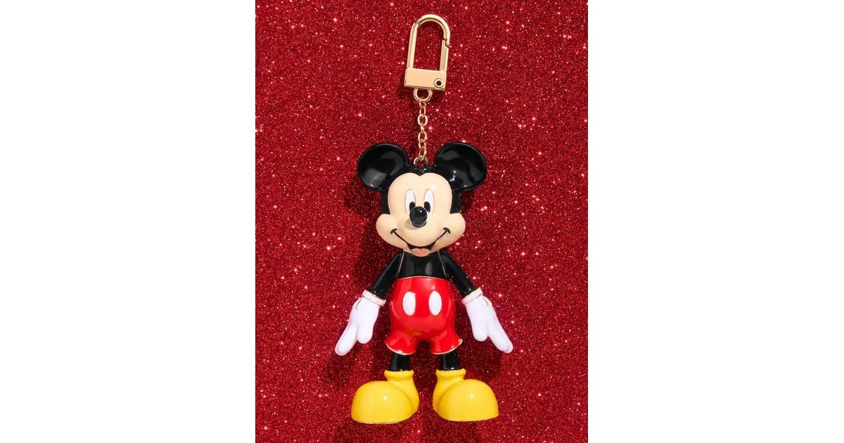 BaubleBar Disney Mickey Mouse Enamel Bag Charm in Red | Lyst