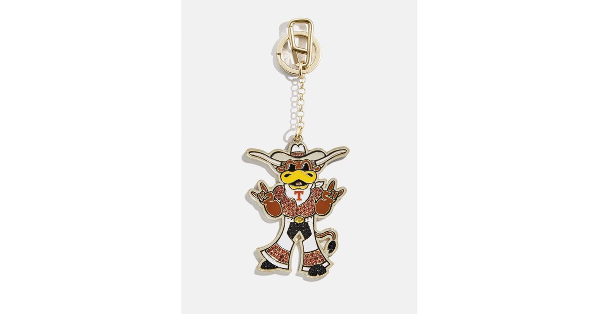 BaubleBar Texas Longhorns Bevo Keychain in White | Lyst