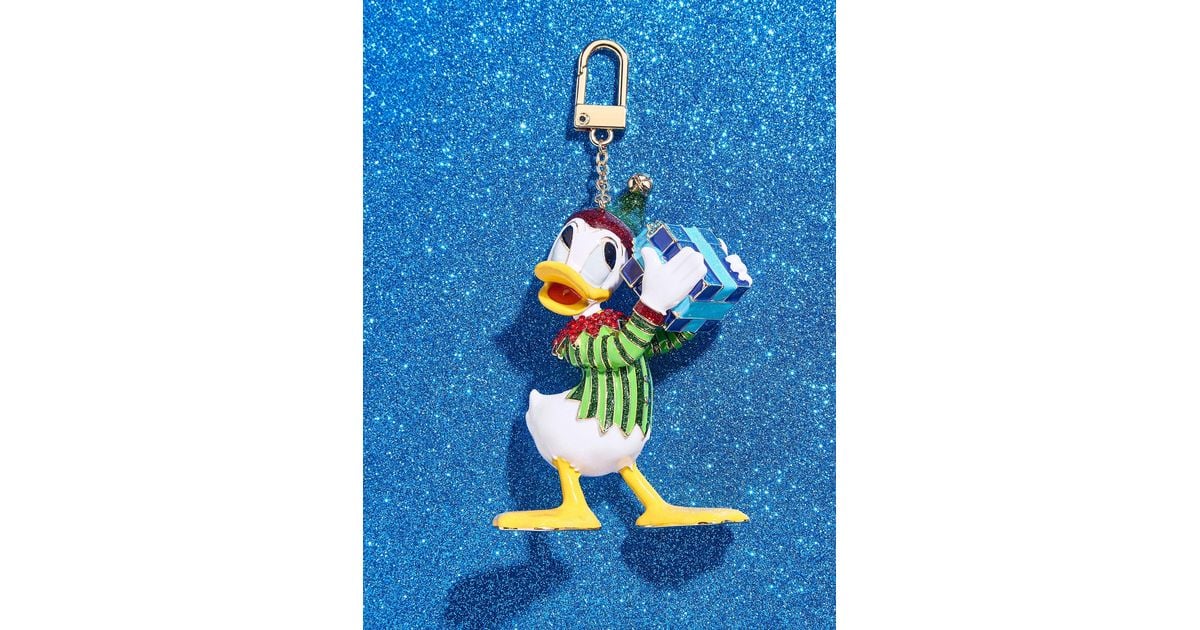 BaubleBar Disney Donald Duck Holiday Gift Bag Charm in Blue | Lyst