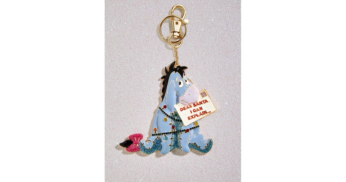 BaubleBar Disney Eeyore Holiday 2d Bag Charm in White | Lyst