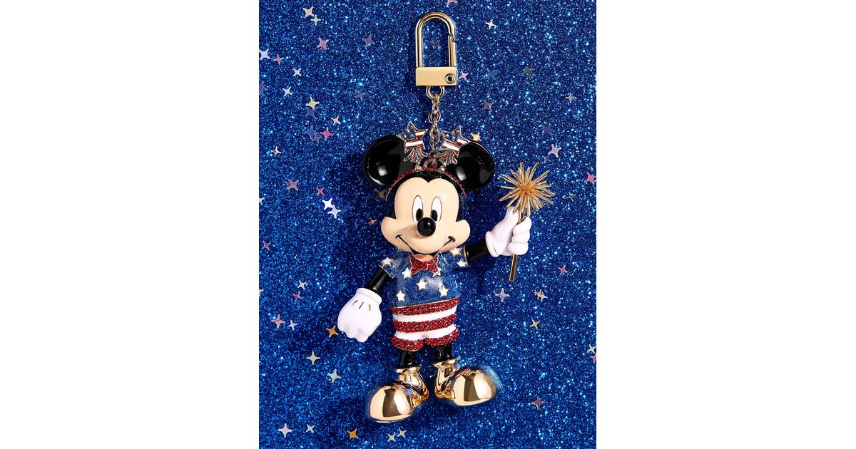 BaubleBar Disney Mickey Mouse Americana Bag Charm in Blue | Lyst