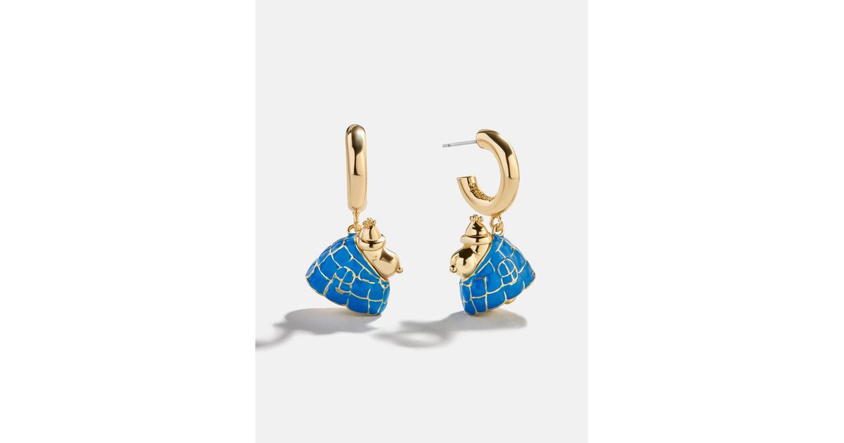 BaubleBar Peanuts Snoopy Puffer Jacket Earrings in Blue | Lyst
