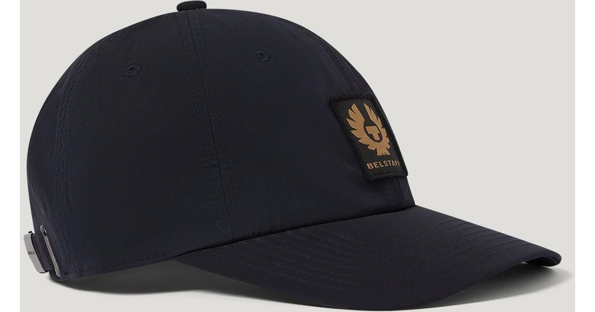 Belstaff Ripple Shell Cap in Blue | Lyst UK