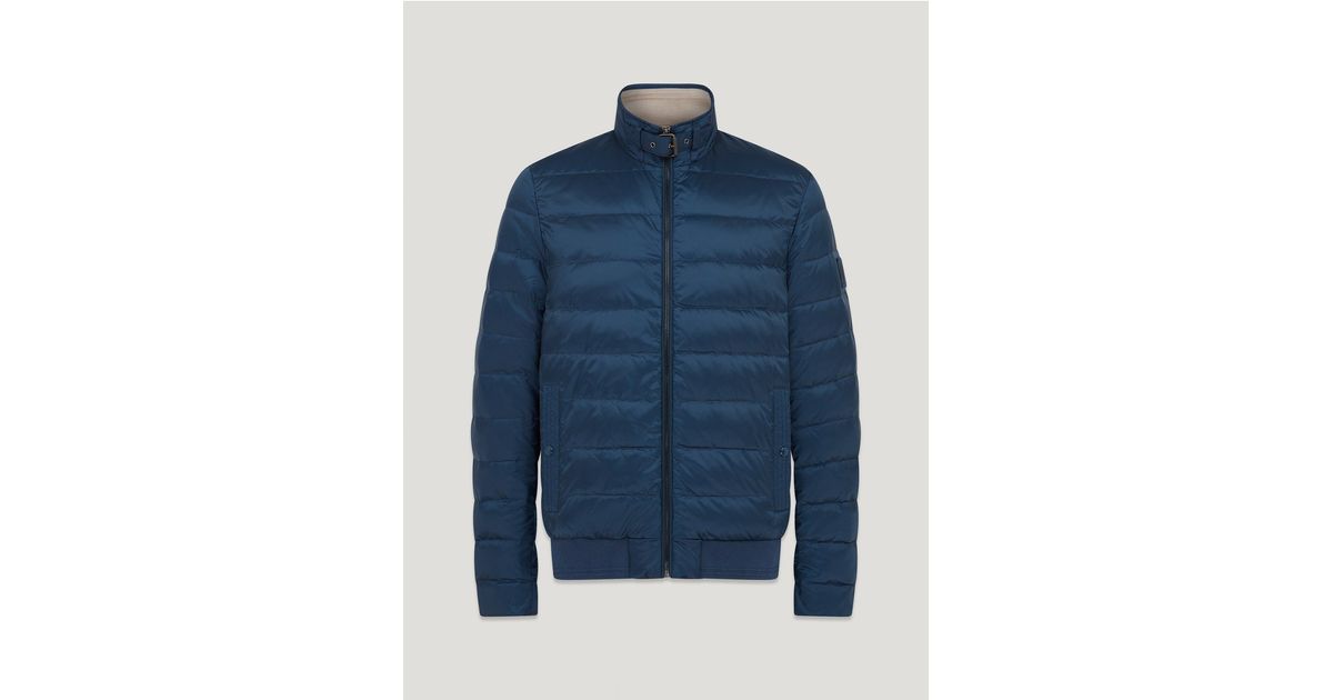 Belstaff Circuit Jacket Down Filled Nylon Size Us 40 in Blue for Men | Lyst
